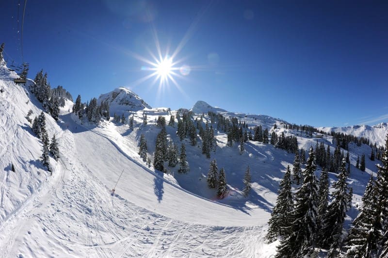 Plan des pistes de Châtel - Châtel Espace Liberté