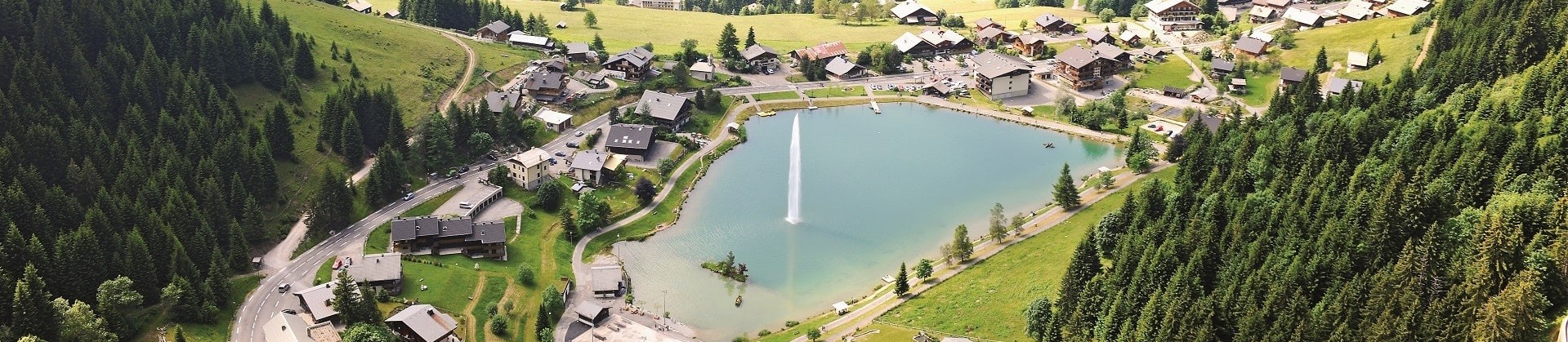 Plan du village Châtel, Haute-Savoie, Vacances à la montagne
