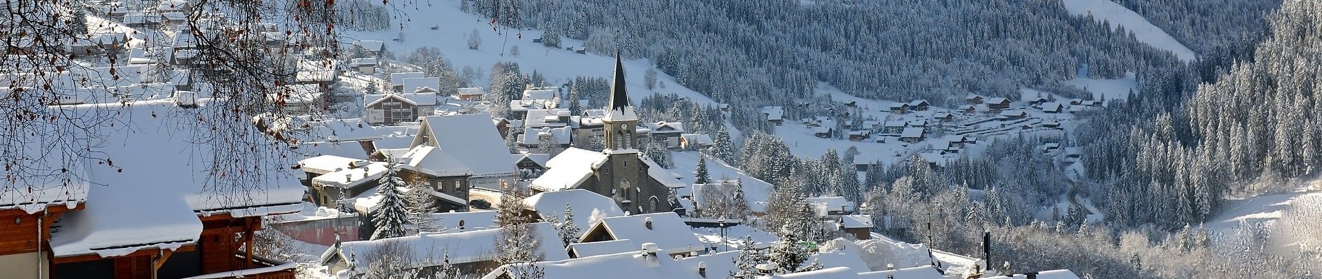 Chatel Village Map, Holiday in the Mountains, French Alps